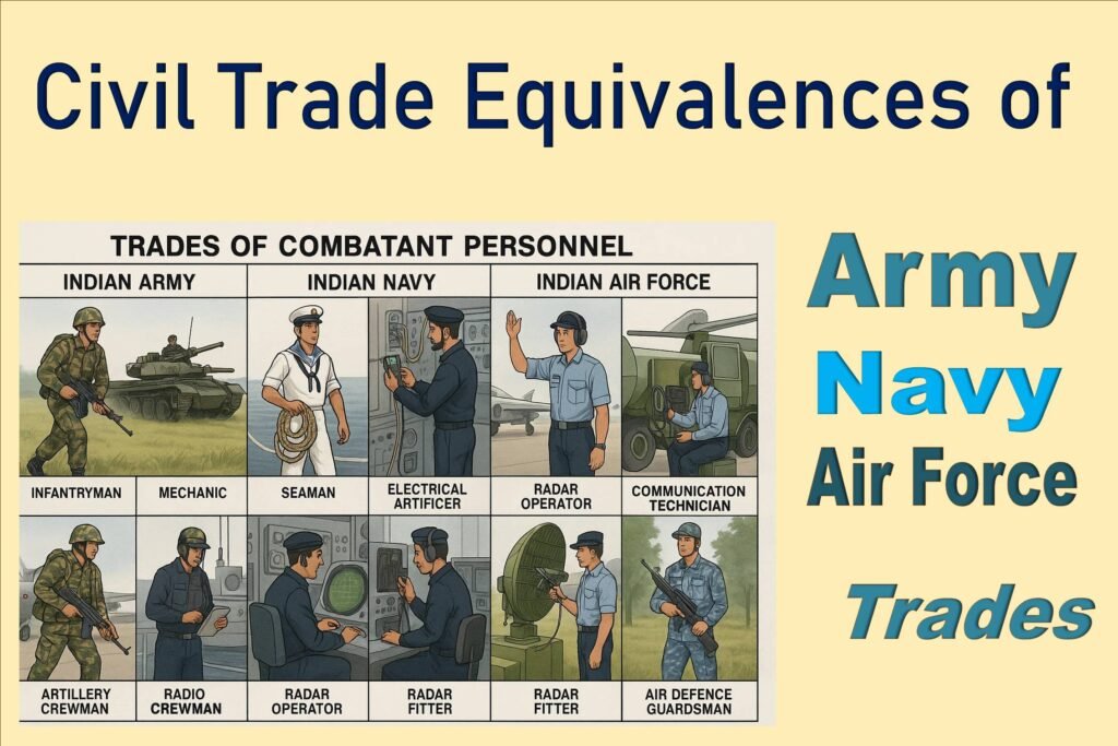 Trade Equivalence For Indian Army, Navy & Air Force Trades: A Gateway To Civilian Employment For ...