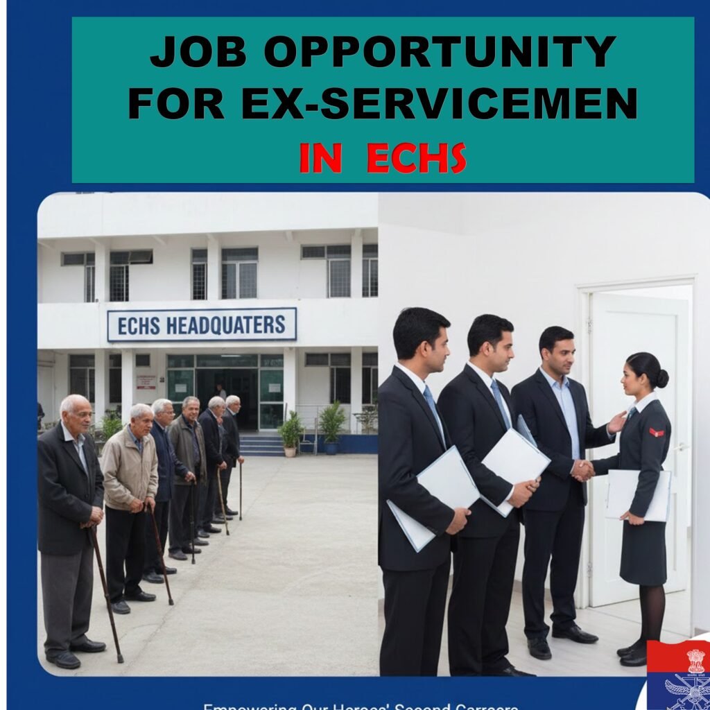 ECHS Recruitment 2026: for Ex-Servicemen & Medical Professionals - Ex ...